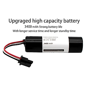 Gikysuiz Replacement Battery for Logitech UE Boom/UE Boom2/UE Blast/UE Boom 3 Wireless Bluetooth Speaker fits Part No Logitech S-00151/S-00122/S-00170/S-00166 3400mAh/3.7V