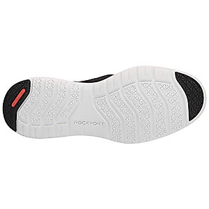 Rockport Total Motion Sport Women's High Slip On Walking Shoe, Black Lycra, 8.5