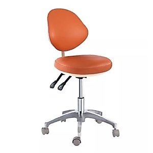 Deluxe Dental Mobile Chair Doctor's Stool Micro Fiber Leather QY600 Deluxe