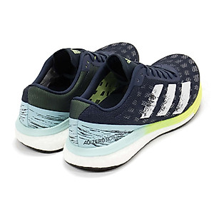 adidas Womens Adizero Boston 9 Running Sneakers Shoes - Blue,White - Size 5.5 M