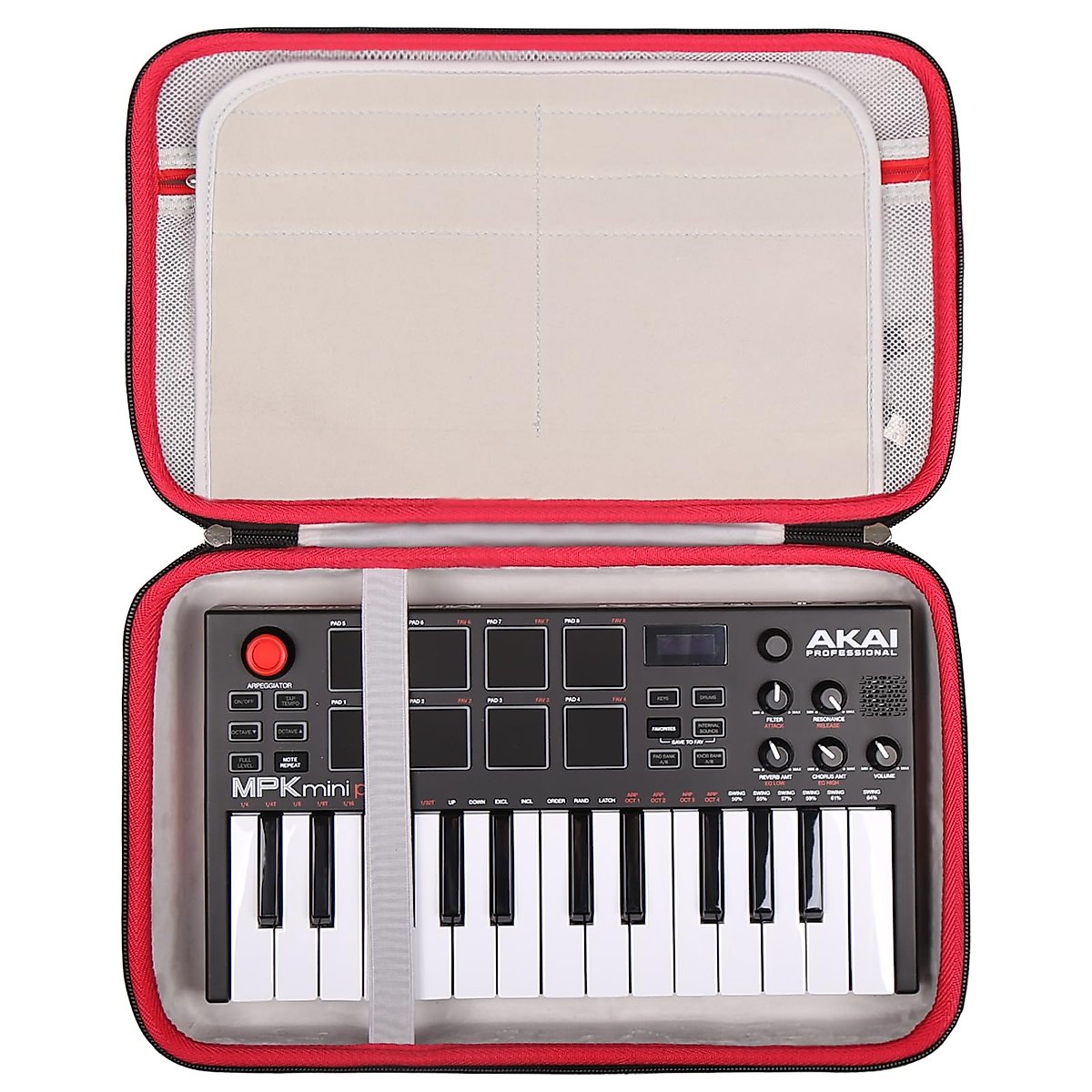 Aproca Hard Travel Storage Case, for AKAI Professional MPK Mini MK3 / Mini Play USB MIDI Keyboard Controller