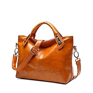 PHEVOS Fashion Handbags Tote Bag Hobo Purse Satchel Shoulder Bags Soft PU Leather for Women,Ladies