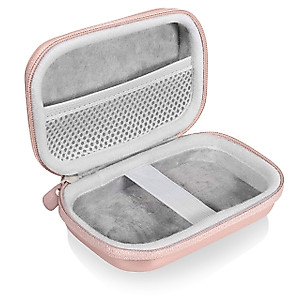GETGEAR case for MacBook Magsafe/Magsafe 2 Charger Adapter, Magic Mouse 1, 2, Lightning Hub, Type C and USB Hub, Card Reader, All in one Carrying Solution (Rose Gold)