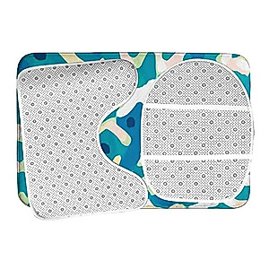 ZLDXDP 3pcs Bathroom Carpet Toilet U Type Bath Mats Set Non Slip Pad