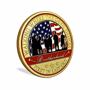 US Wildland Firefighter Souvenir Badges Emblem Gift for Wasteland Hero Fireman