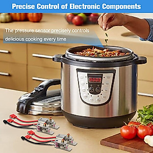 Dreyoo 2 Pcs Pressure Sensor Replacement Compatible with Instant Pot/Power Cooker/Cuisinart/Power Quick Pot/Farberware/Gourmia Power Cooker, General Pressure Sensor or Switch