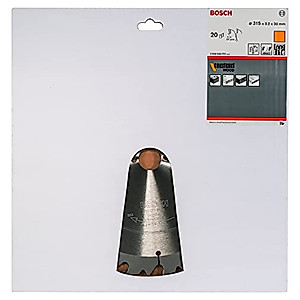 Bosch 2608640701 CWWOS 12.4" x 30mm 20T Circular saw blade Top Precision