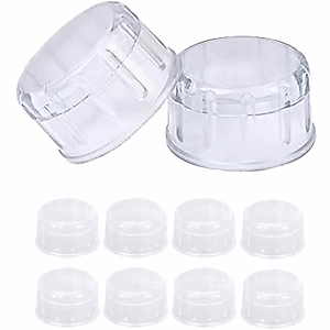 10 Pack Caps of 500cc (16 oz) 700cc (24 oz) Plastic Shaker Cup/Boba Bubble Milk Tea Shaker Cup Cap of Umissfun