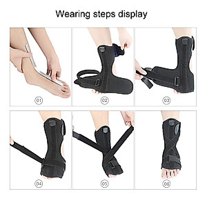 ZJchao Ankle Brace, Adjustable Support Ankle Brace Support Stabilizer for Basketball, Soccer, Volleyball, Football & Baseball Running, Injury Recovery, Sprains, Breathable Ankle Wrap for Men, Women