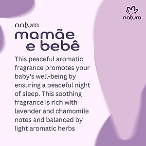 natura - Mamãe e Bebê Relaxing Little One Gift Set - 100% Vegan - Safe & Gentle Formulas - Natural Origin - All Skin Types - Cruelty Free - Brazilian Beauty - Baby Essentials (3 Baby Products)