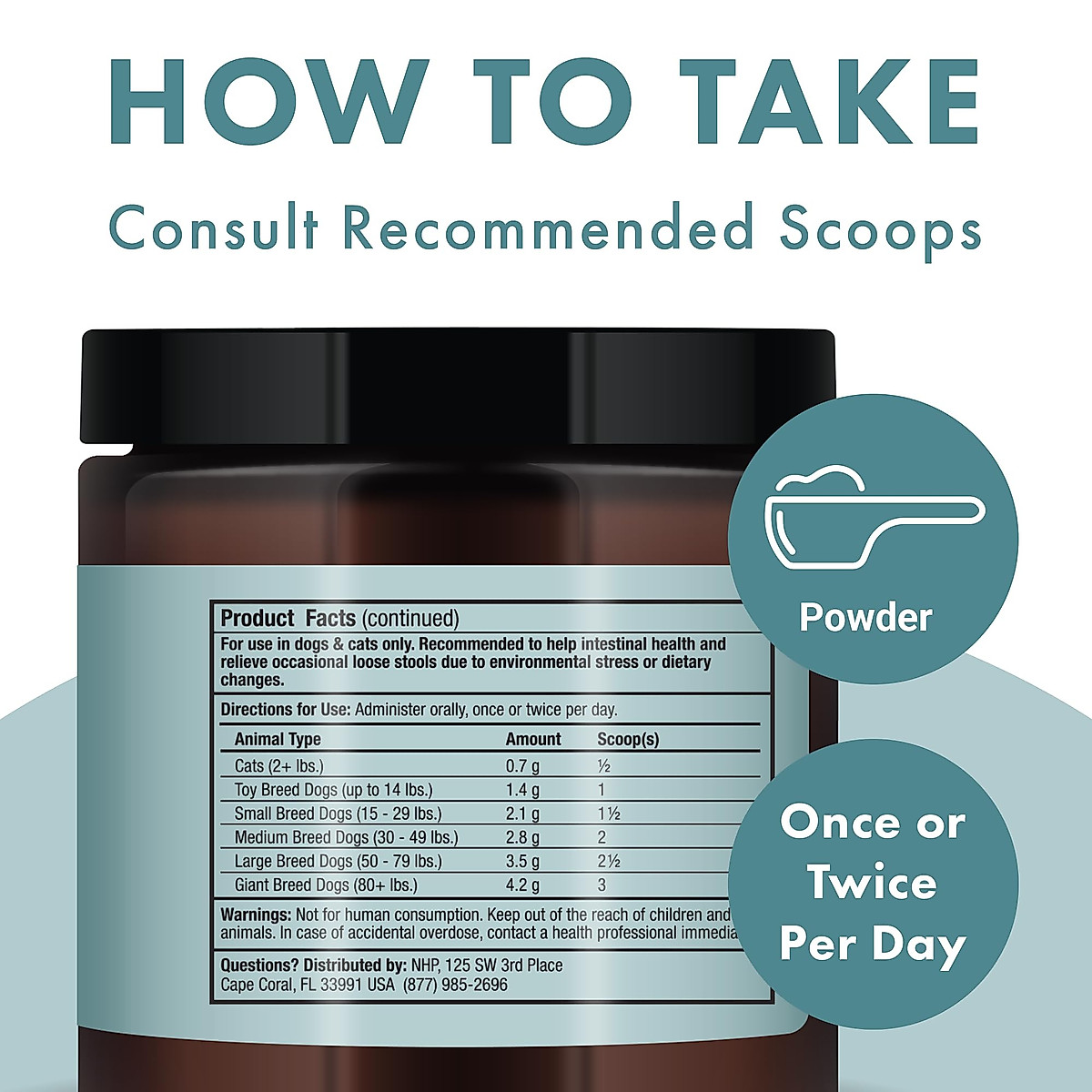 Bark & Whiskers GI Support for Dogs & Cats, 2.90 oz. (84 g), 60 Scoops, Supports Bowel and Intestinal Health, Veterinarian Formulated, Non-GMO, Dr. Mercola