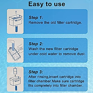 AMZBD Fish Tank Filter Cartridge for Top Fin Cartridges,PF-L Aquarium Filter Cartridges,Replacement Filter Cartridge for TOP FIN PF20,PF30,PF40 & PF75 Power Filters(12Pack)