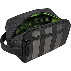 adidas Team Toiletry Kit Travel Shower Bag, Black, One Size