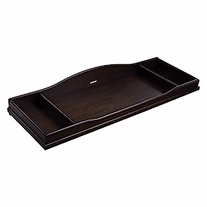 Baby Cache Glendale Changing Topper, Charcoal Brown , 52.25x18x7 Inch (Pack of 1)