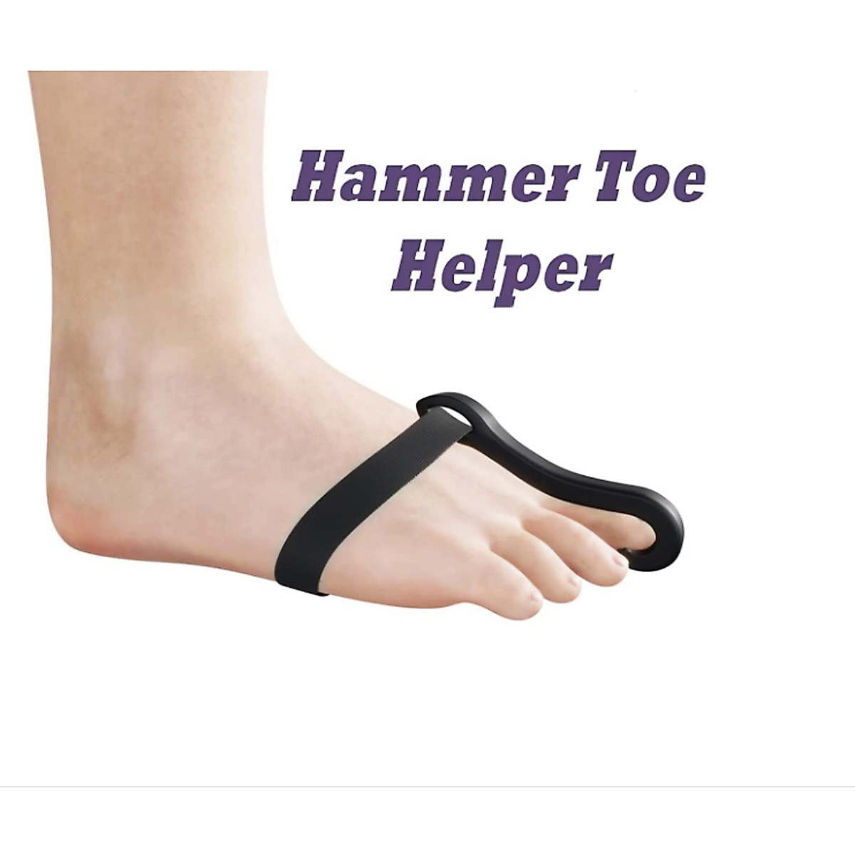 DOOLEY CREATIONS Hammer Toe Helper For Men & Women Fix Hammertoe Splints for Straightening Curled Bent crooked toes, comes with 3 different sizes, Toe Straightener