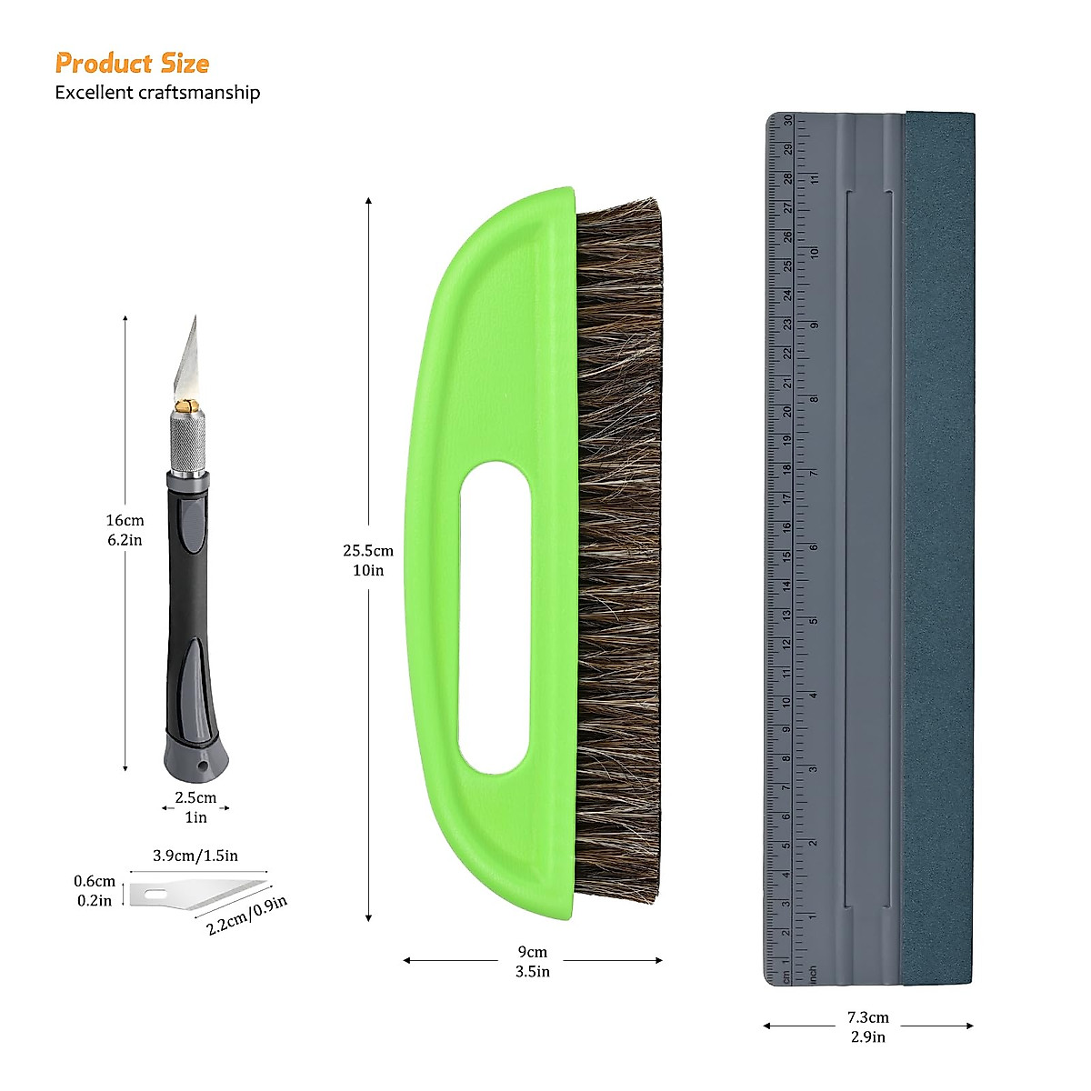 EHDIS Wallpaper Smoothing Tool Kit Wallpaper Smoothing Brush Large Wallpaper Squeegee for Applying Peel and Stick Wallpaper, Vinyl Backsplash Tile,Smoothing Wallcovering