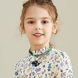 URIZONS Noise Isolating Bracelet Headphones Wired - Braided in Ear Earphones Bass Earbuds with Carry Case (60A)