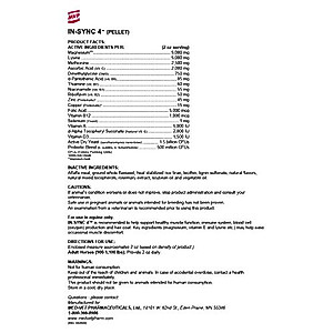 Med-Vet Pharmaceuticals in-Sync (16lb) for Muscle Health/Recovery in Horses…