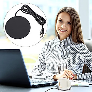UPKOCH Coffee Mug Warmer USB Heating Coaster Tea Cup Warmer Heater Beverage Warmer Milk Tea Candle Warmer Candle Wax Cup Warmer Heating Plate