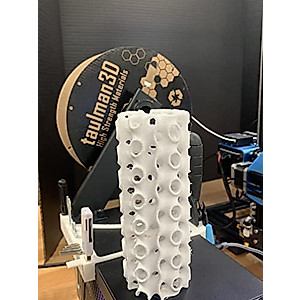 taulman3D PETG Recycled Filament 1.75mm, 3D Printer Consumables, 1kg Spool (2.2lbs), 100% Recycled Enviro PETG, Fit Most FDM Printer (White)