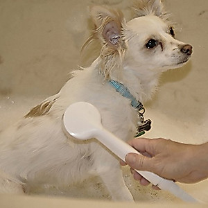 Danco 10086 VersaSpray Portable Hand Held Shower Head Sprayer Fits Bathtubs Without Diverter, 1 Pack, White