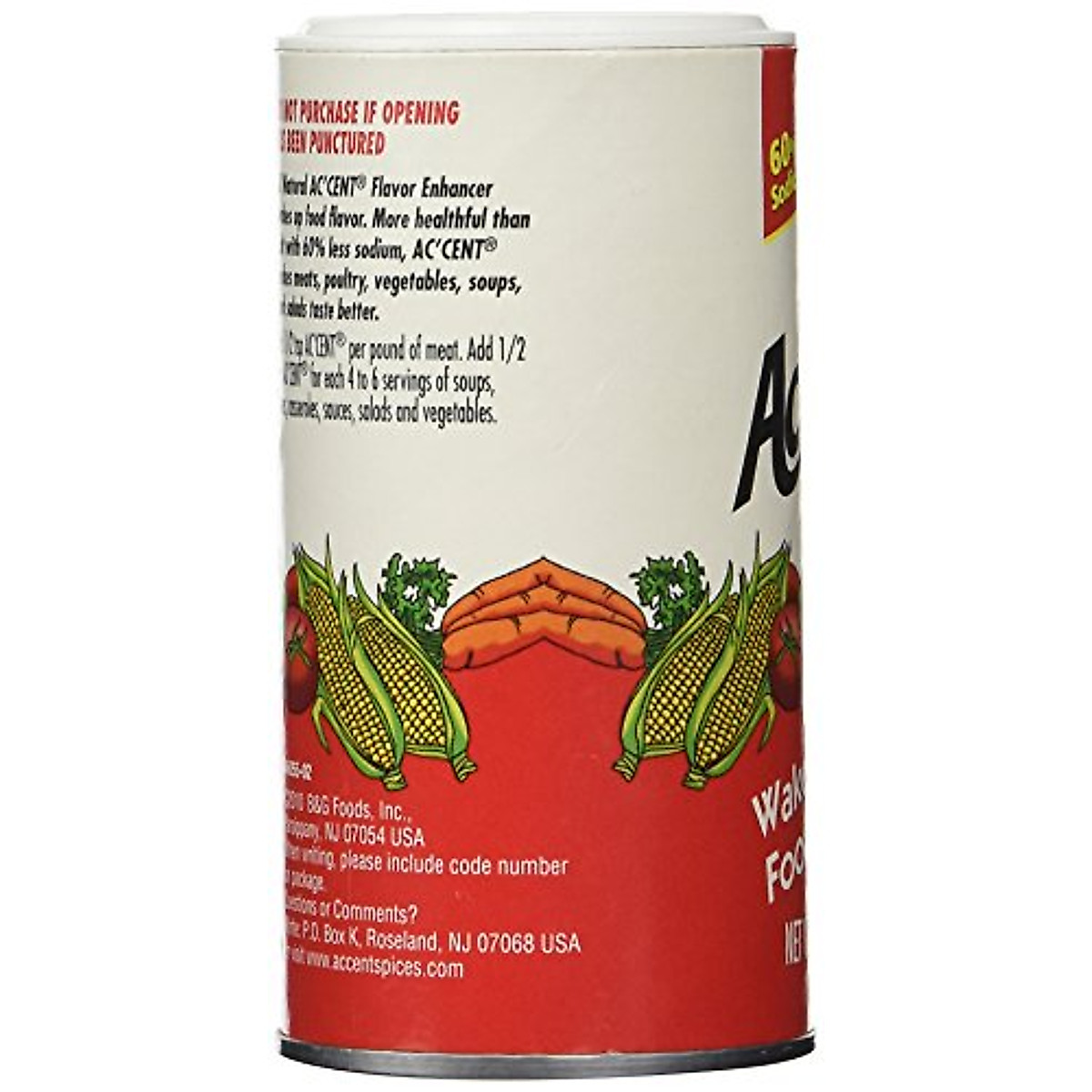 ACCENT FLAVOR SEASONING SPICE ALL NATURAL FOOD ENHANCER 3 OZ