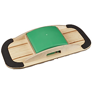 Blue Planet Balance Surfer | Bamboo Balance Board for Office, Standing Desks, Surfing, SUP, Yoga, Exercise! Includes 3 Balance Modules (EVA Foam)