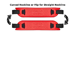 Quality Time Neck Hair Guide SuPremium - A Neckline Template for Shaving and Keeping a Straight or Curved Neck Hairline; a Line Up Stencil for Neckline Haircuts, Do-it-Yourself Made in USA