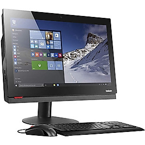 Lenovo ThinkCentre M900Z 23 in HD All-in-One Desktop Computer, Intel Quad Core i3-6100-3.7 GHz, 16GB RAM, 256GB SSD HDD, USB 3.0, DisplayPort, RJ-45, Windows 10 Professional (Renewed)