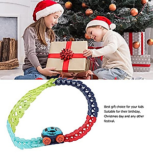 Race Track Playset Toy, Vehicle Track Playset Toy High Flexibility Free Twist for Home Use(46pcs)