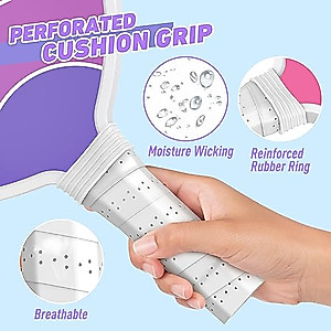 Pickleball Paddles Set USAPA Approved, Lightweight and Durable with Unique Design, USAPA Approved Pickleball Paddles Set of 4, 4 Pickleball Balls, Pickleball Bag, Pickleball Paddles (Dream)