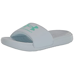 Under Armour Girls' Ansa Fixed Strap, (401) Halogen Blue/Halogen Blue/Green Breeze, 4, US