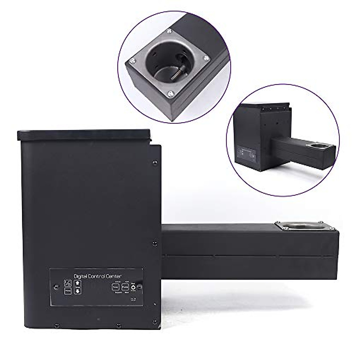 Knob Type/Button Type Digital Temperature Controller Electric Wood Pellet Smoker Grill Part Suitable for Grill, Smoke, Bake, Roast, Braise, and BBQ (Does not Include Meat Needles) US (Button Type)