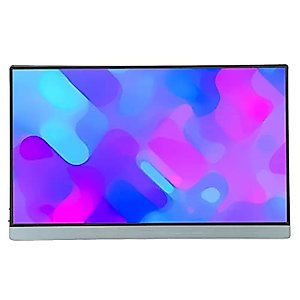 15.6-inch Monitor, 170-degree Viewing Angle Excellent 4K HD Color Rendering 15.6-inch Portable Monitor TypeC Gaming Home Office Interface (US Plug)