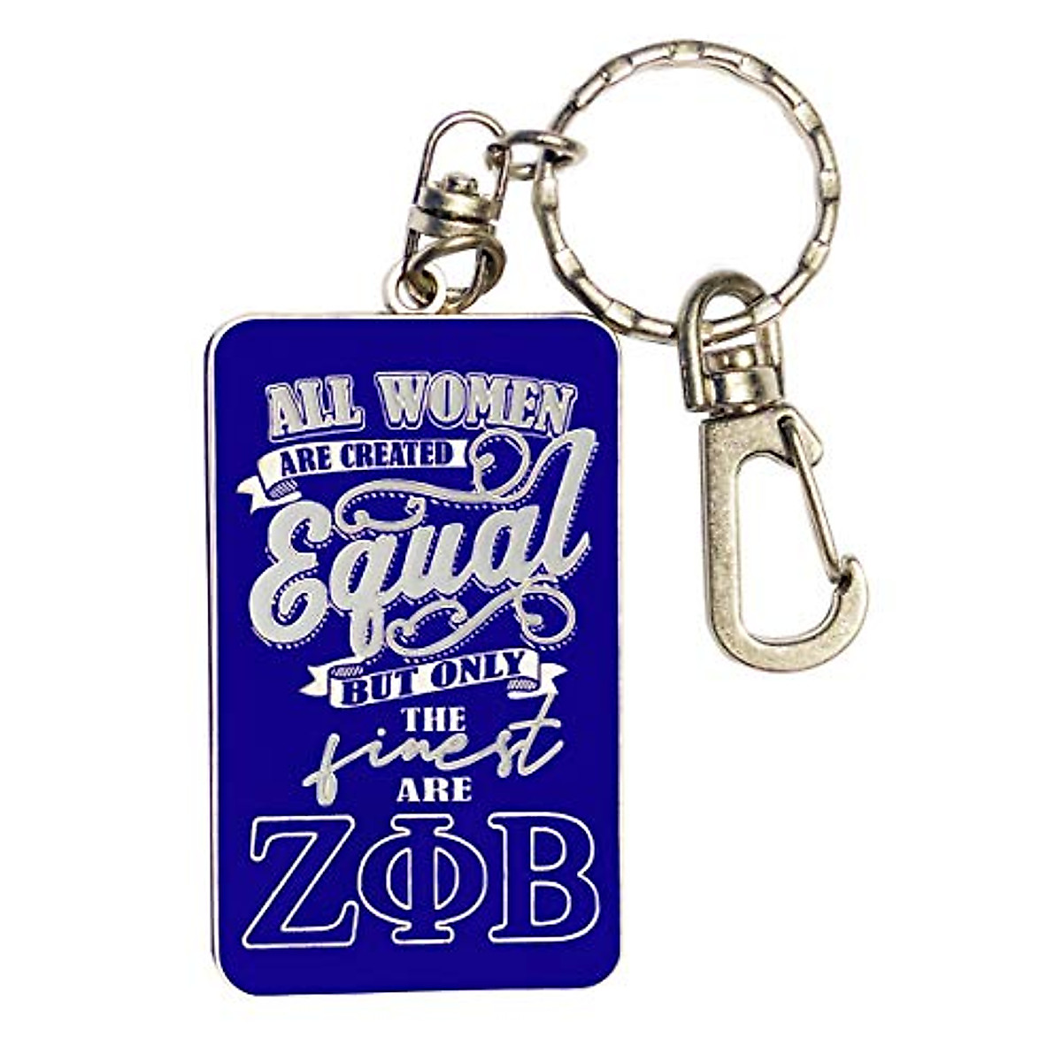 BBGreek Zeta Phi Beta Sorority Paraphernalia - Only The Finest - Keychain Gifts - Official licensed Vendor