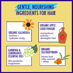 California Baby Swimmer's Defense Hair Conditioner | After Swim Kids Conditioner | Washes Out Chlorine | Softens & Detangles Hair | 100% Plant-Based | Allergy-Friendly | 251 mL / 8.5 oz.