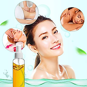 ROISOOT Small Spray Bottles for Multi-Use with 41 pcs Labels, Mini Size (1oz and 2oz) Best for Travel, Fine Mist Water (6 pack)