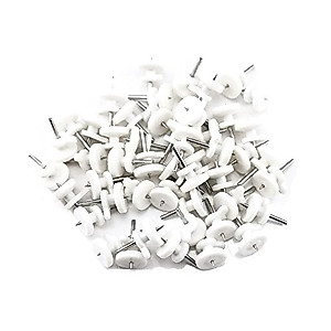 yueton 50pcs Mini Wall Mount Non-Mark Hooks Picture Photo Frame Hangers