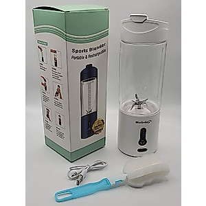 White Portable Blender, 1-pack, 530 ml (17.90oz)
