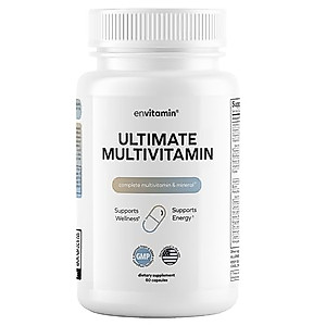 envitamin Ultimate Multivitamin Multimineral and Superfood with 42 Fruit and Vegetable Blend, 60 Count