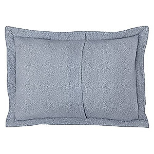 Laura Ashley Home - King Size Quilt Set, Cotton Reversible Bedding, Lightweight Home Decor for All Seasons (Amberley Blue, King)