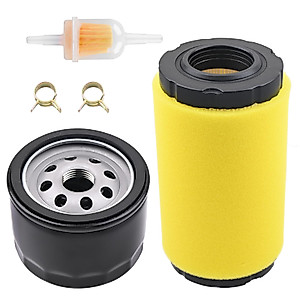 Bynor 793569 Air Cleaner Filter Cartridge for John Deere GY21055 MIU11511 BS Craftsman With 492932S Oil Filter For 492932 492932S 695396 696854