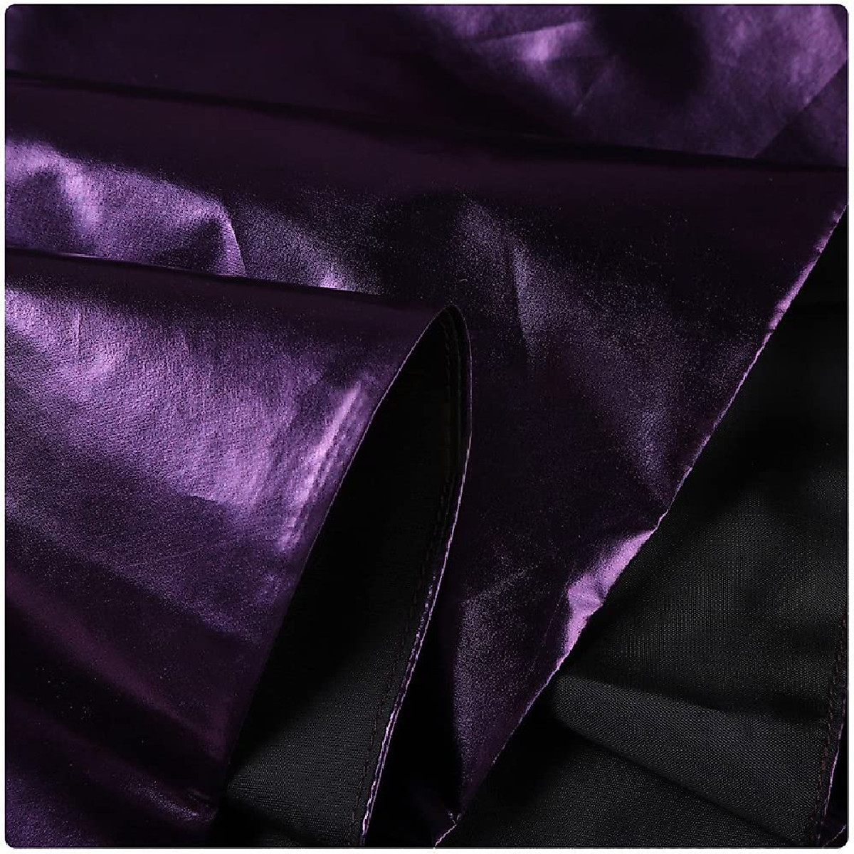 Quenny Halloween Lady Ariana Grande Cosplay Costumes,Masquerade Party Purple Stage Show Dresses,Game Anime Dress Up Costumes.(Purple,X-Large)