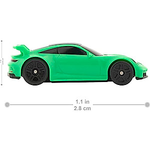 Hot Wheels 1:64 Scale RC Toy Car, Remote-Control Porsche 911 for On & Off Track Racing with USB Cable for Recharging