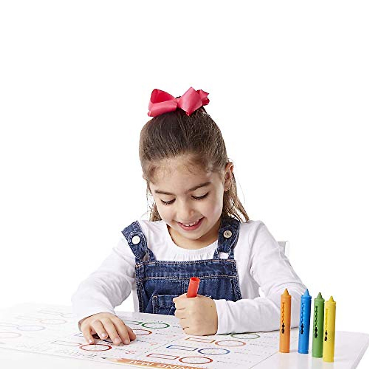 Melissa & Doug Learning Mat Crayons - 5 Colors