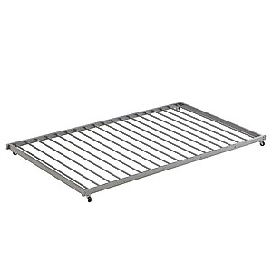 Bellemave Twin Over Full Metal Bunk Beds with Trundle and Storage Staircase,Heavy-Duty Metal Bunk Bed Frame for Kids,Teens,Adults，Space-Saving,Silver