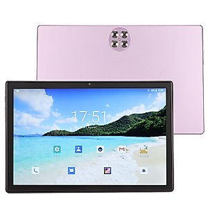 PUSOKEI 10.1 Inch Tablet, 4G Phone Tablet MT6755 Octa Core 8GB RAM 256GB ROM, 1960 x 1080 HD Touch Screen, Android Tablet with Dual Camera, WiFi, Bluetooth, 7000mah