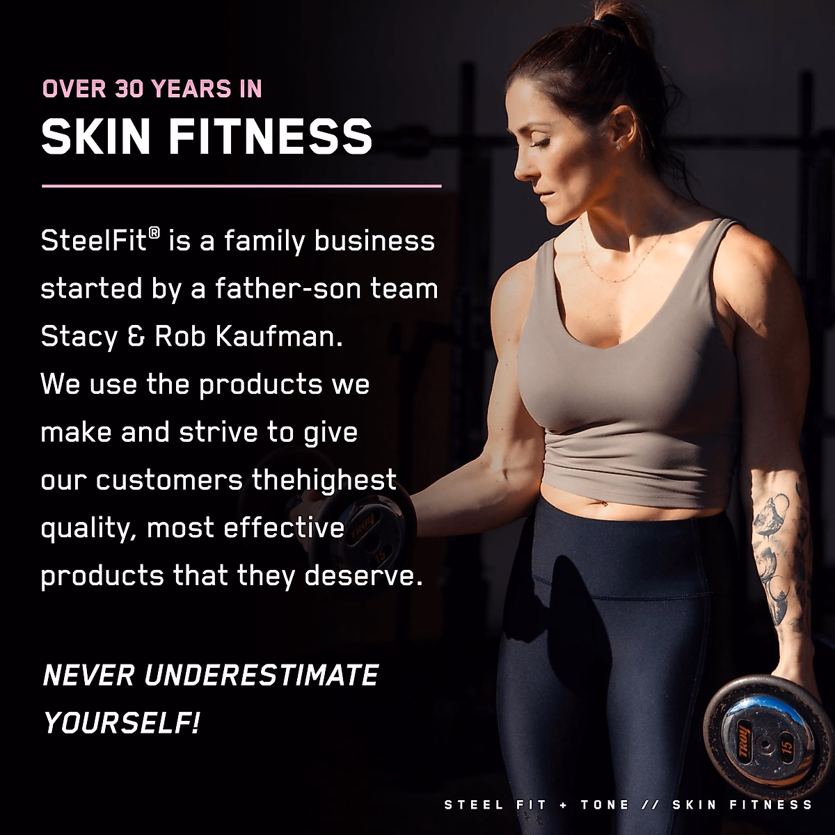 SteelFit Buns of Steel Cellulite Cream | 30-45 Days of Supply | Heat-Activated Maximum Definition Cream for Tight & Toned Glutes | Firming Body Lotion for Pre & Post Workout