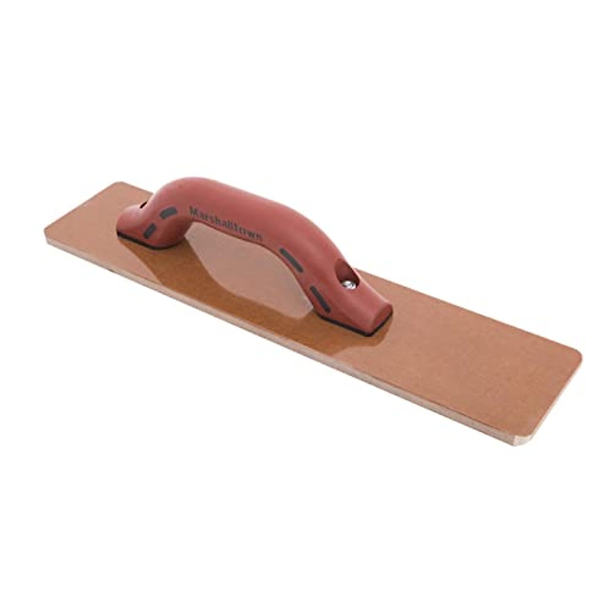 MARSHALLTOWN Resin Hand Float, 16 x 3-1/2 Inch, DuraSoft Handle, Laminated Canvas Resin, Concrete Tool, Easily Works Color Hardeners into Concrete, Square End, Concrete Tools, Made in USA, 4526D