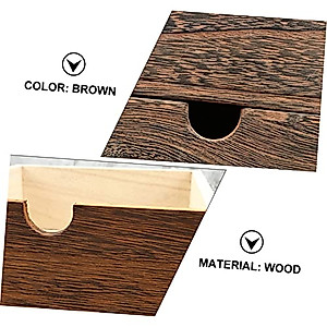 Wooden Storage Box Storage Drawers Storage Cabinet Locker Desktop Organizer Desktop Cabinet Organizer 3 Tier Shelf Organizer for Desk Retro Drawer Box​​​​​​​ Wood Drawer Shelf WHAMVOX